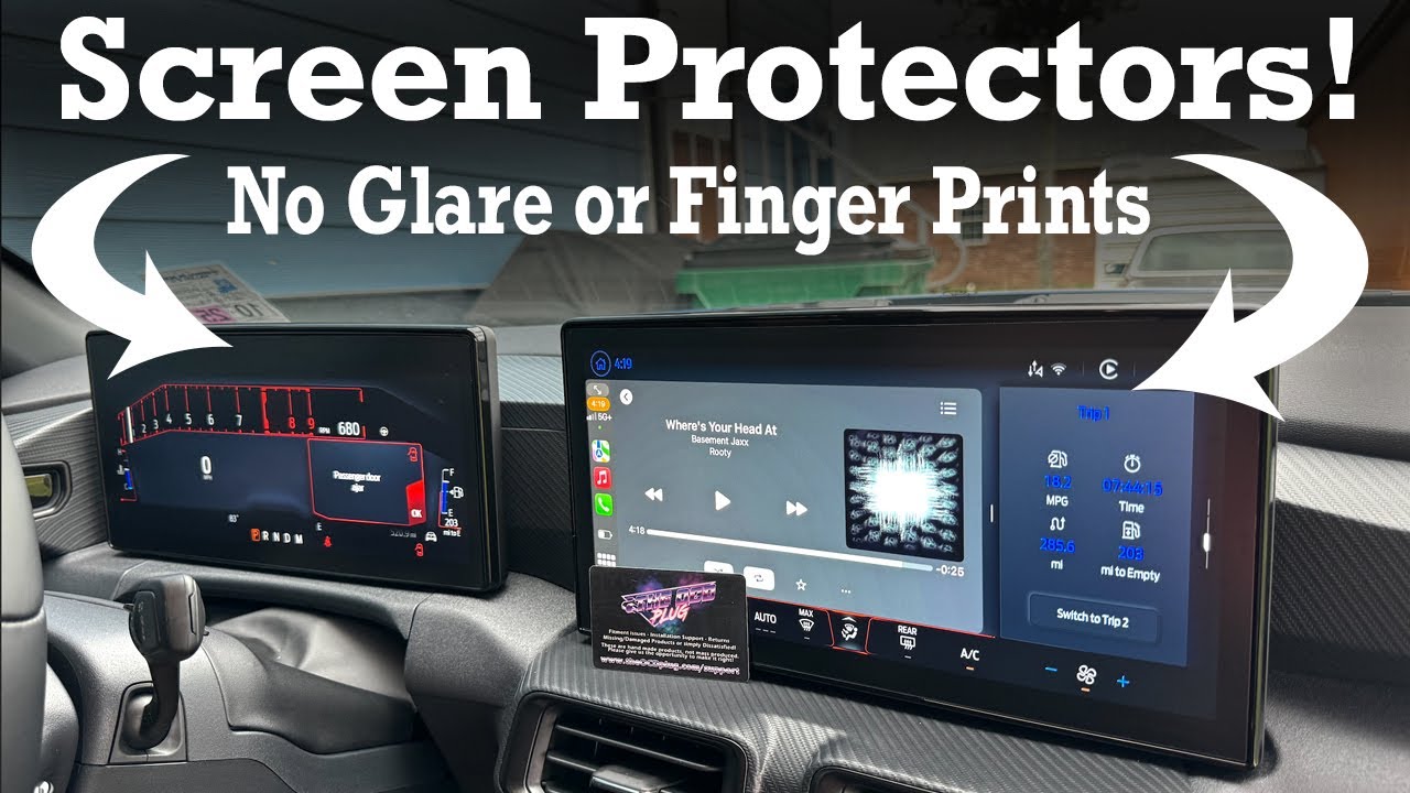 2024 Mustang gets Screen Protectors! - The OCD Plug - YouTube
