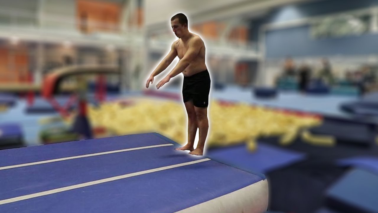 STANDING DOUBLE BACKFLIP FROM AIRTRACK!!! - YouTube