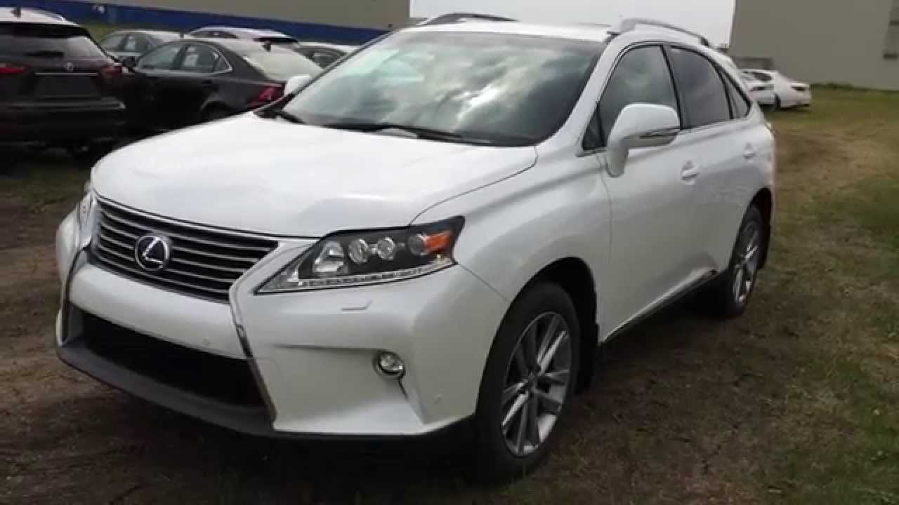 New White 2015 Lexus RX 450h AWD Hybrid Technology Package Review ...