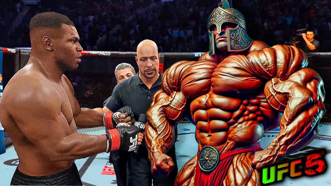 Mike Tyson vs. Gladiator bodybuilder (EA sports UFC 5) - YouTube
