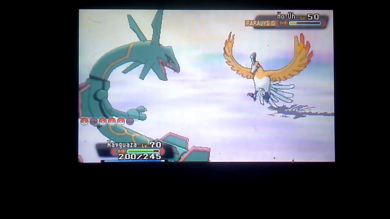Pokemon Omega Ruby Shiny Ho-Oh - YouTube