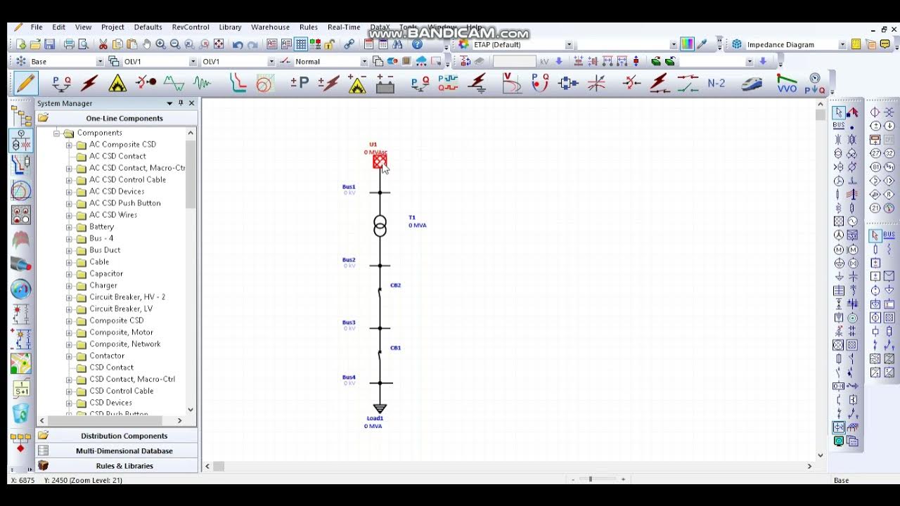 Video Praktik Membuat Single Line Diagram Menggunakan Software Etap ...