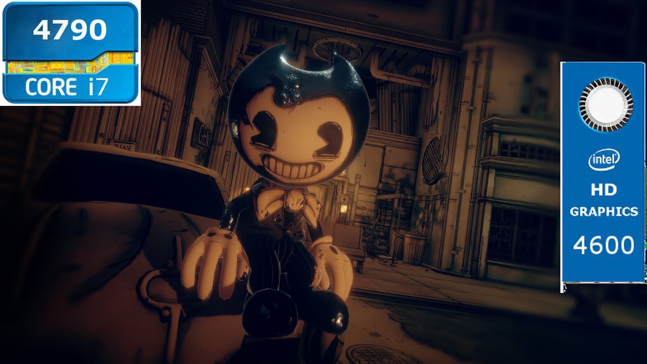 Bendy and the Dark Revival Intel HD 4600 (Low End Pc) - YouTube