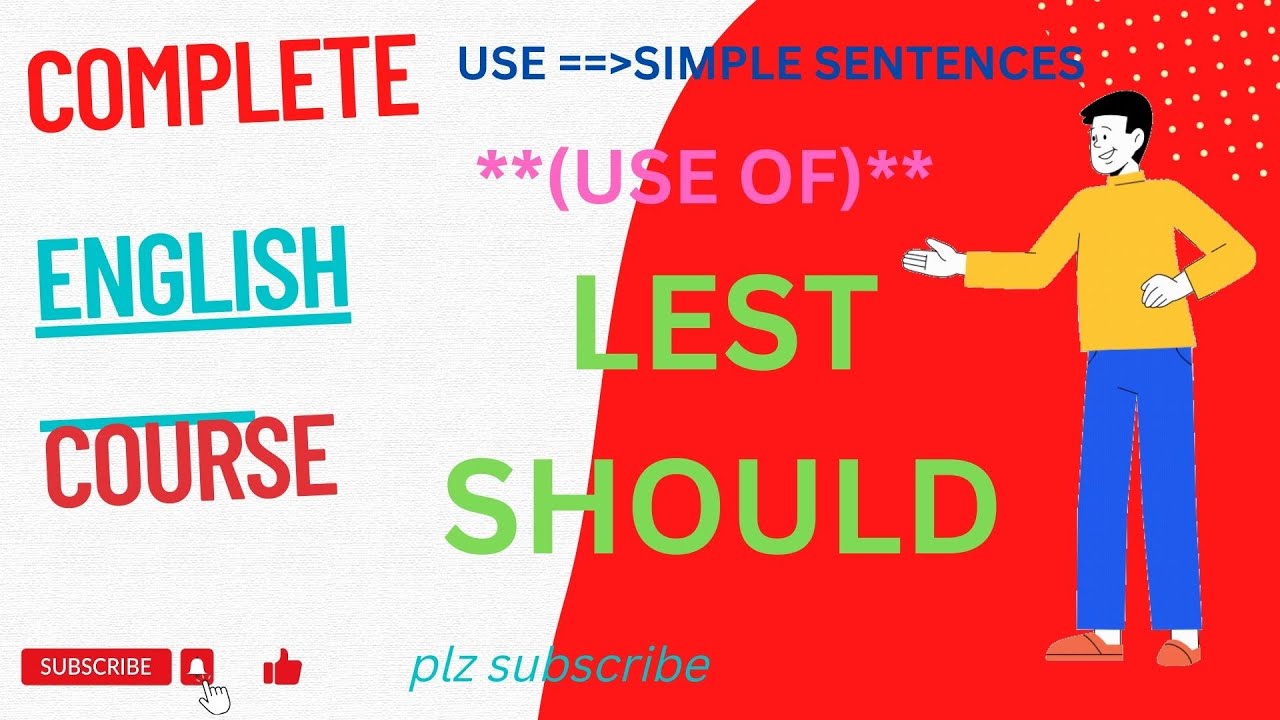 Use of lest should in English - YouTube