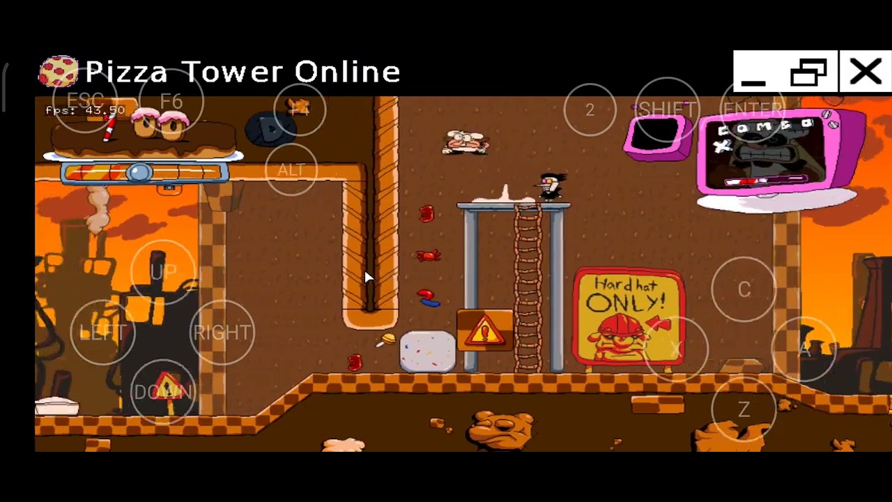 pizza tower online mobile winlator - YouTube