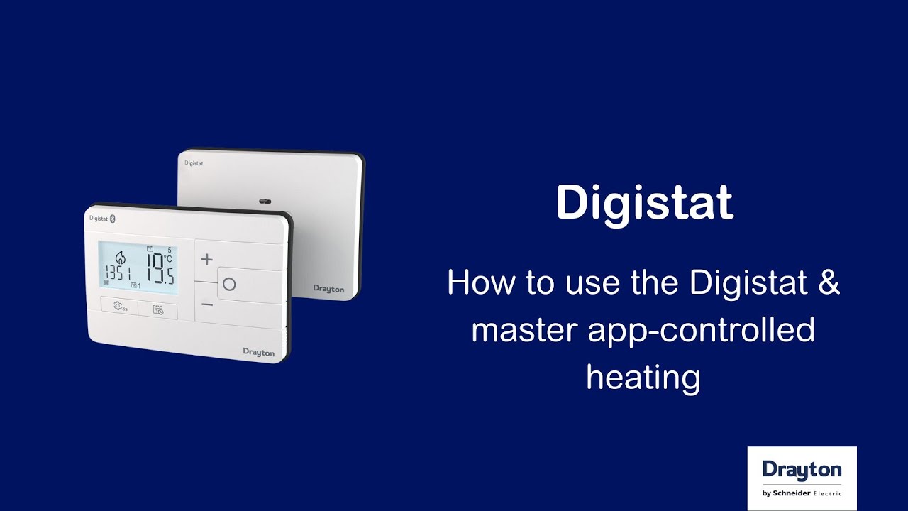 Digistat - how to use the Drayton Digistat and master app controlled ...