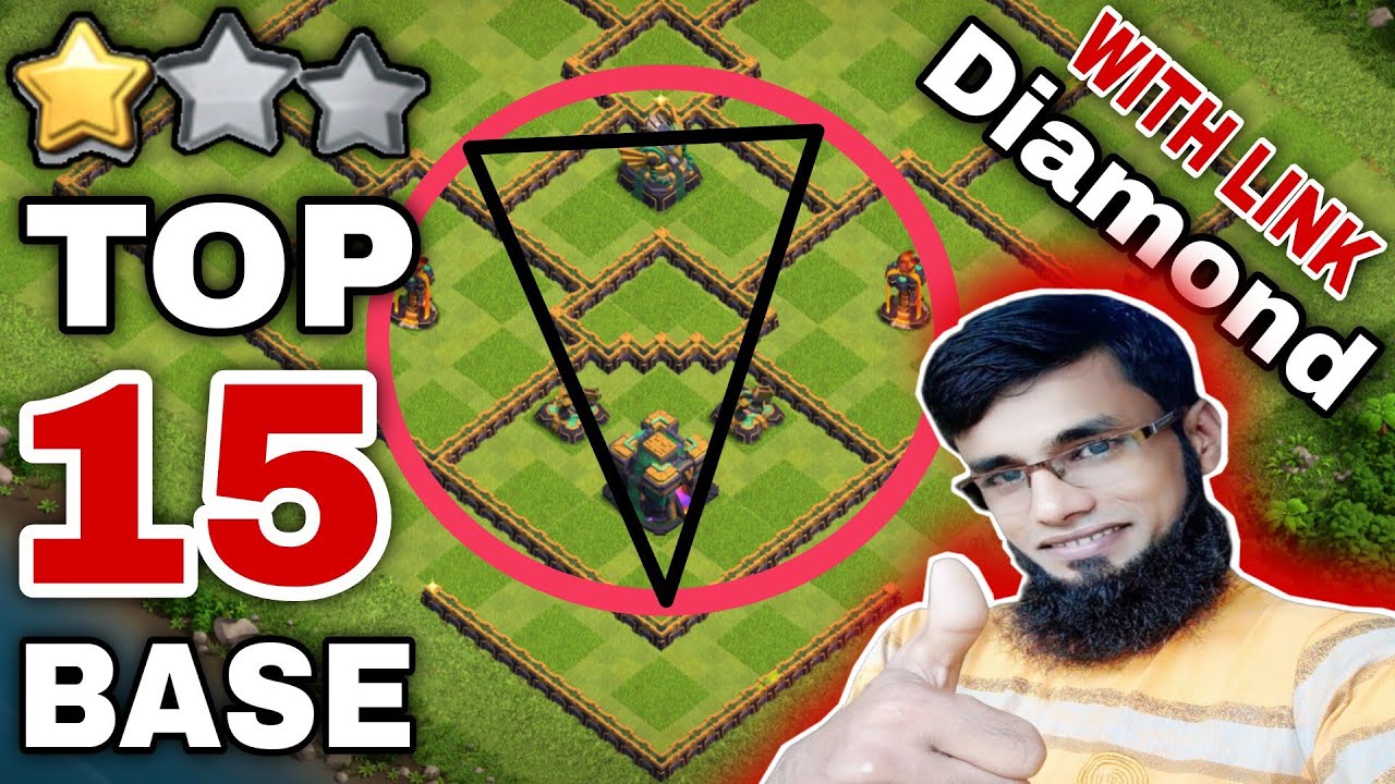 TOP 15 TH14 Diamond Base With Link 2022 | TH14 ANTI EVERYTHING WAR BASE ...