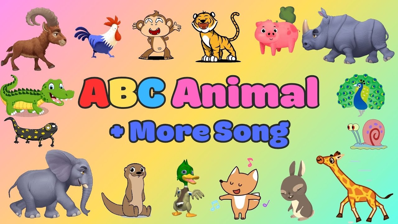 ABC Safari Animal Sounds Song + Alphabet Animals 🐘🦒 Learn ABC With ...