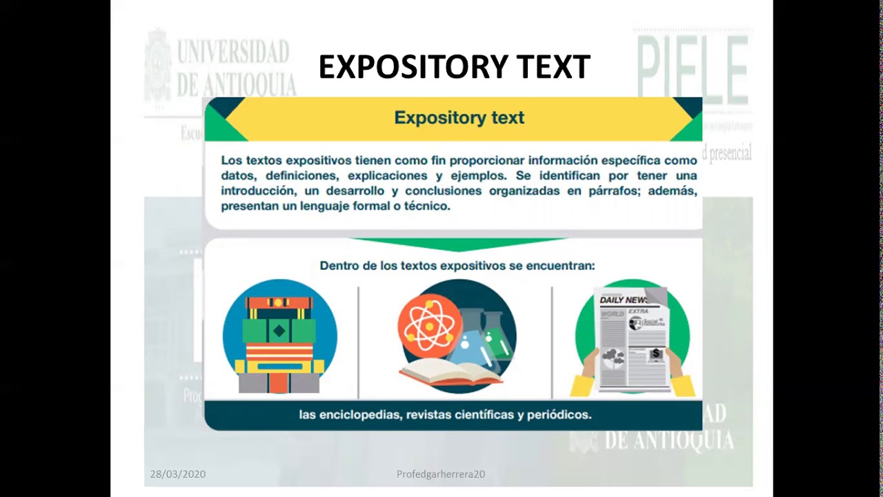 Expository texts and Sequencing words - YouTube