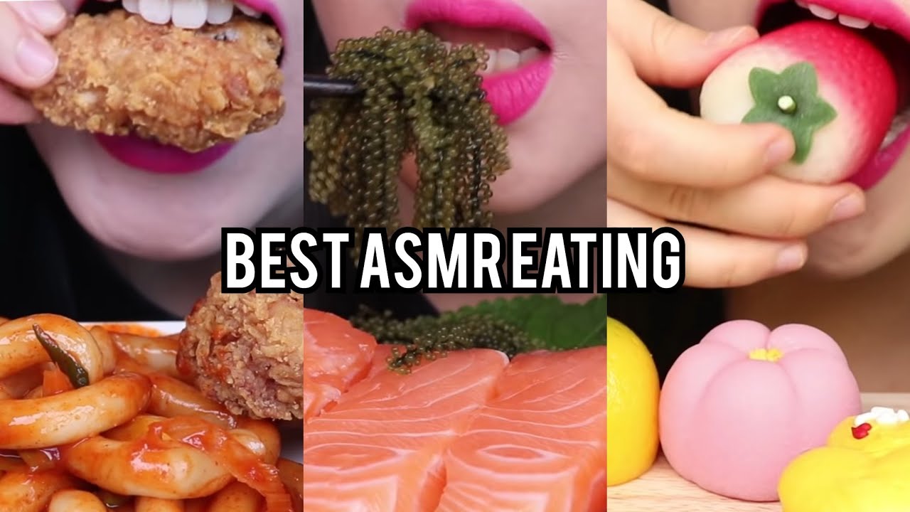 best asmr eating from Jane ASMR | chicken, salmon, chocolate and more ...