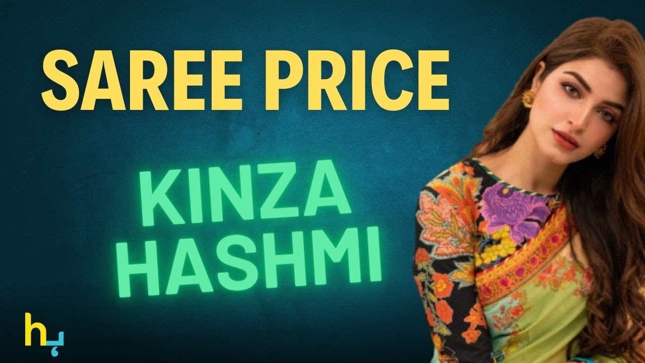 Kinza Hashmi's Colorfull Saree Price Unveiled | Hungama Express - YouTube