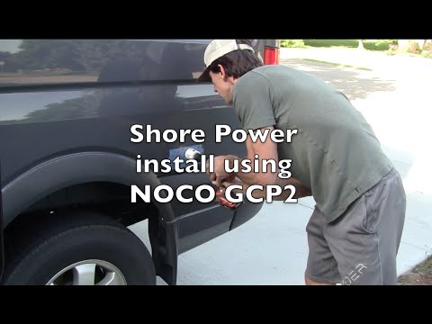 Installing van shore power using NOCO GCP AC port - YouTube