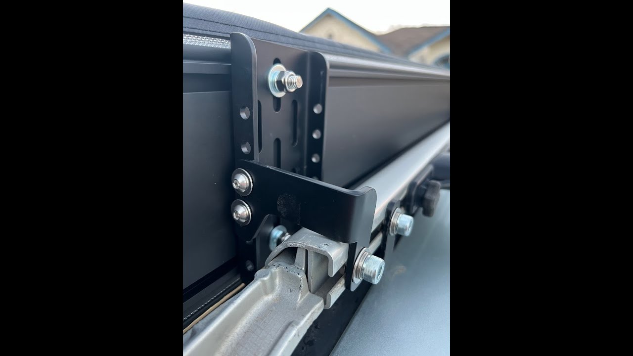 OEM Rail Awning Bracket next generation - YouTube