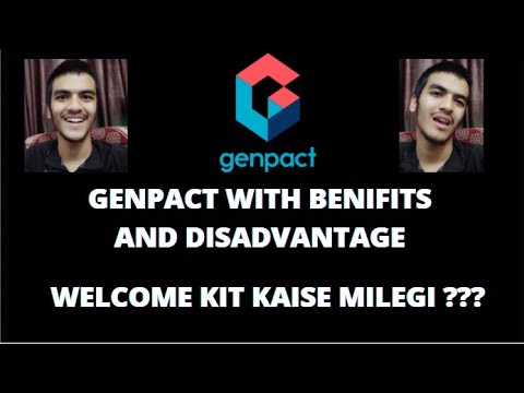 BENEFITS WITH GENPACT|WELCOME KIT??|#justhelp - YouTube