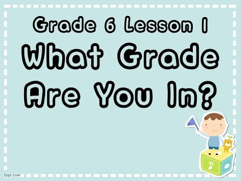 Grade 6 Lesson 1 - What Grade Are You In? Part 1 - YBM (김) 6학년 1단원 단어 ...