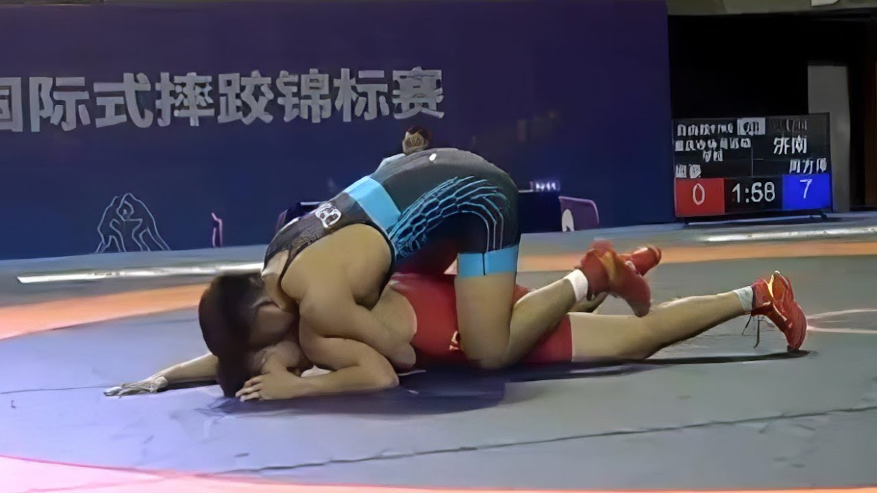 Freestyle Wrestling China - 97kg - YouTube