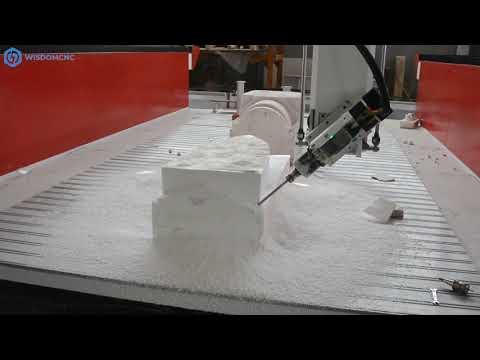 4 axis 180 degree rotate wood styrofoam EPS gypsum Plaster mold making ...