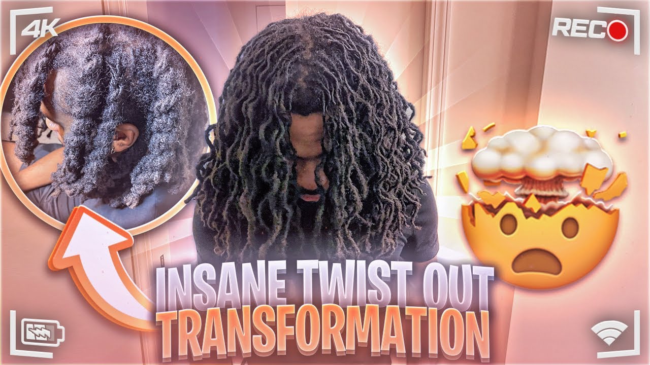How to get dreads like King Von | Insane Dreadlock Twist Out | Curly ...