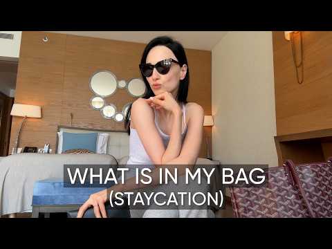 What Is In My Staycation Handbag: Elegant Essentials & Travel Must-Haves I Jamila Musayeva