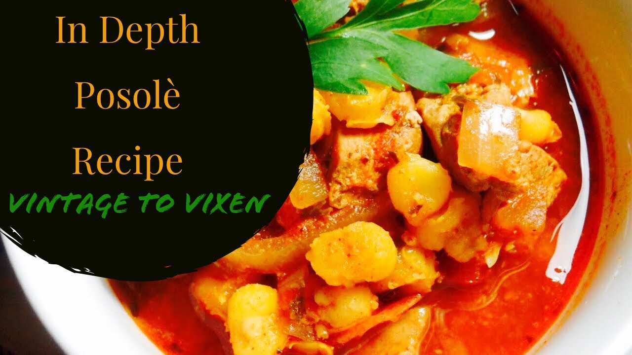 How To Make Posolè - Menudo | Cooking With VintageToVixen - YouTube