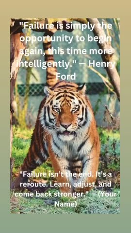 Failure isn’t final.It’s a lesson, not a limit.Learn. Adapt. Keep going ...