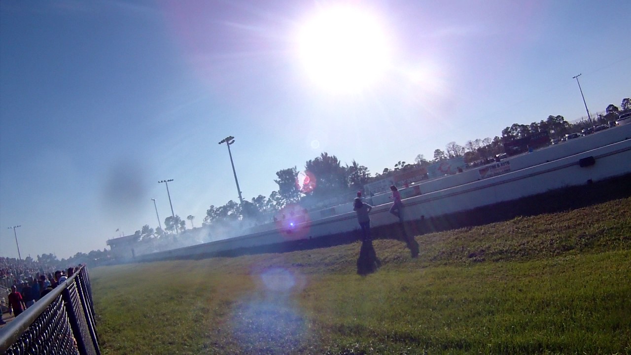 top fuel 660 foot at the fence WPB warmup - YouTube