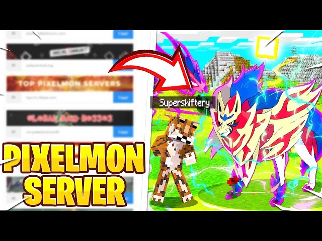 Minecraft Pixelmon Servers Page