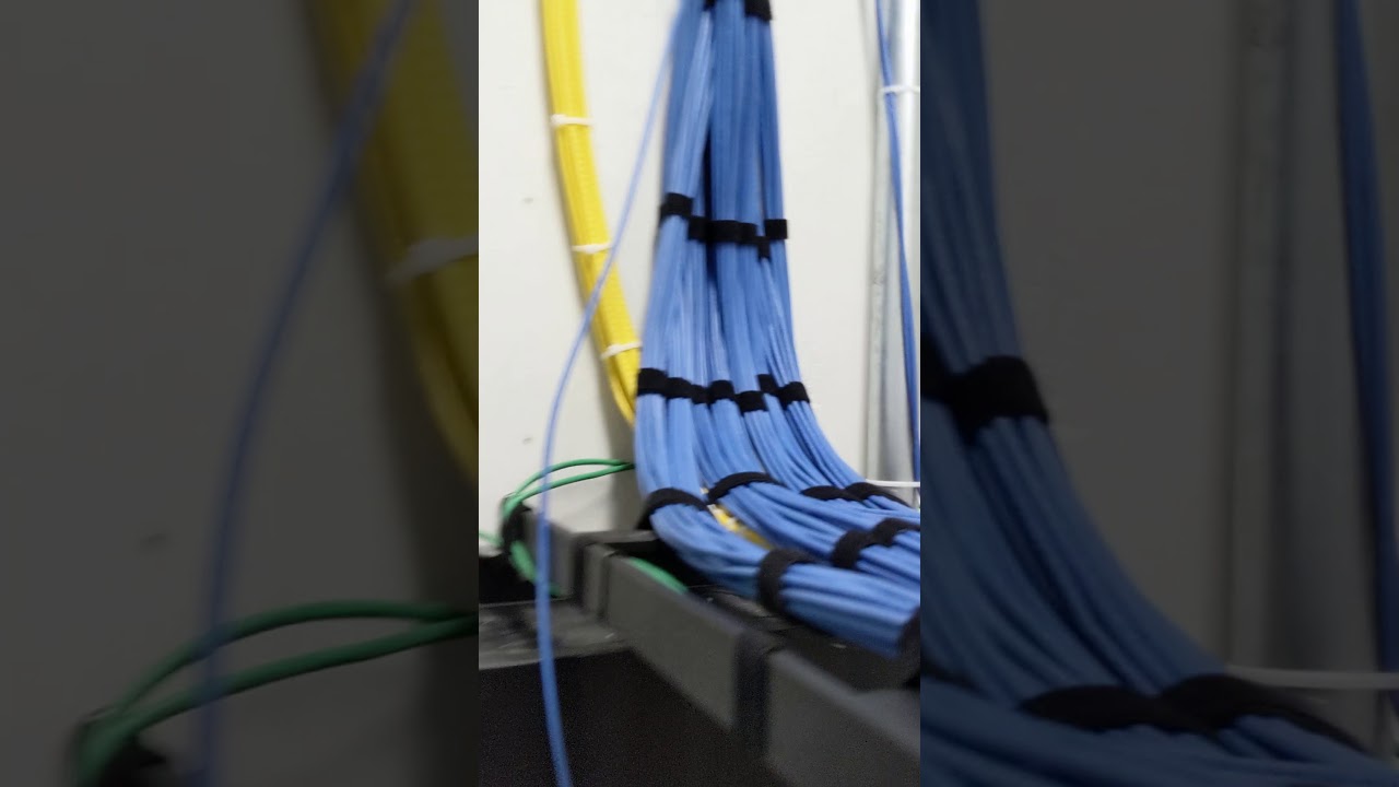 Data Closet Cabling Techniques - 1 - YouTube