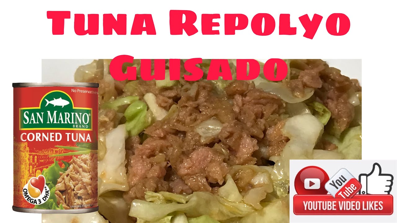 TUNA REPOLYO GUISADO | Tipid Meal - YouTube