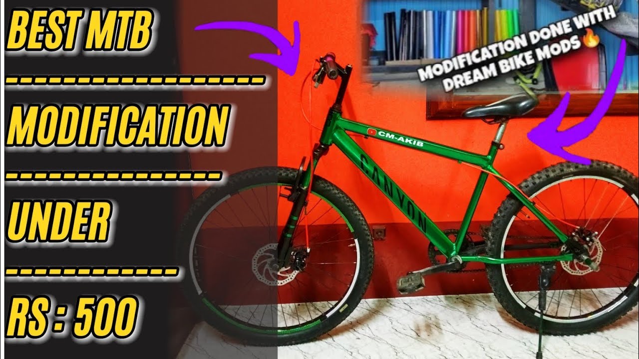 🤯BEST MTB MODIFICATION💥 ONLY RS: 500🤑 || Easy ️Modification At Home 🏠 ...