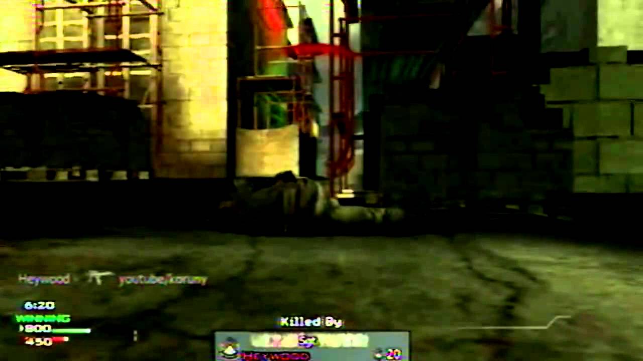 Call Of Duty MW3 Wii : GOLD! MP5 Gameplay - Bootleg Free For All - w ...