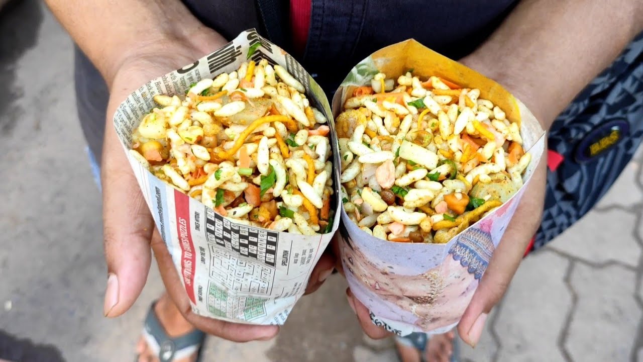 Kolkata's Famous Bengali Evening Snack Jhal Muri | Masala Muri | Indian ...