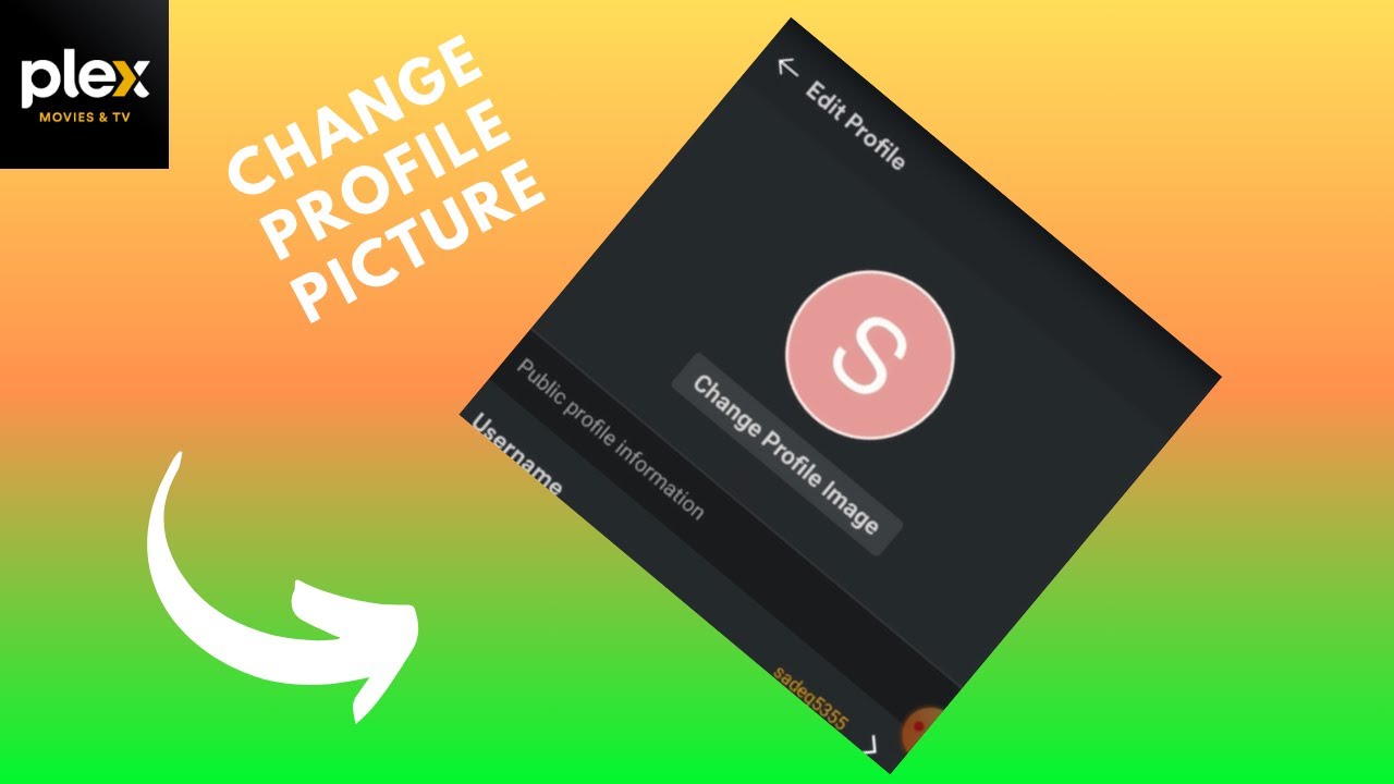 how to change plex profile picture - YouTube