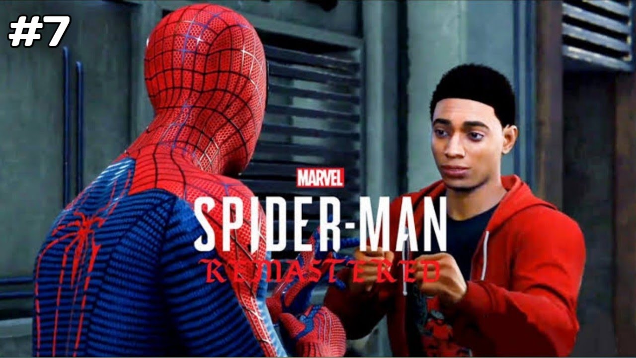 I MET MILES MORALES IN SPIDER-MAN REMASTERED AND THAT MOMENT IS VERY ...