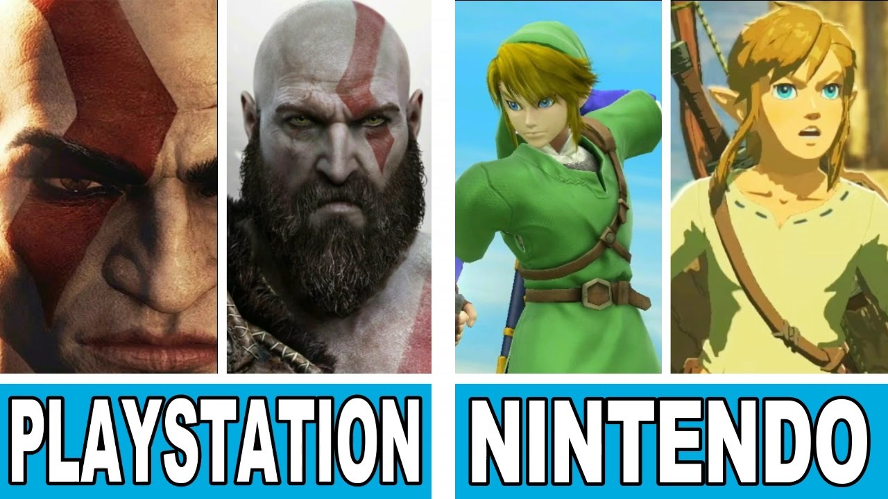 The Evolution Of Graphics: PlayStation vs. Nintendo - YouTube