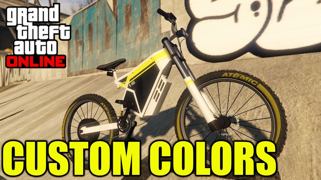 GTA 5 Online: Inductor E-Bike Customization & Color Guide - YouTube