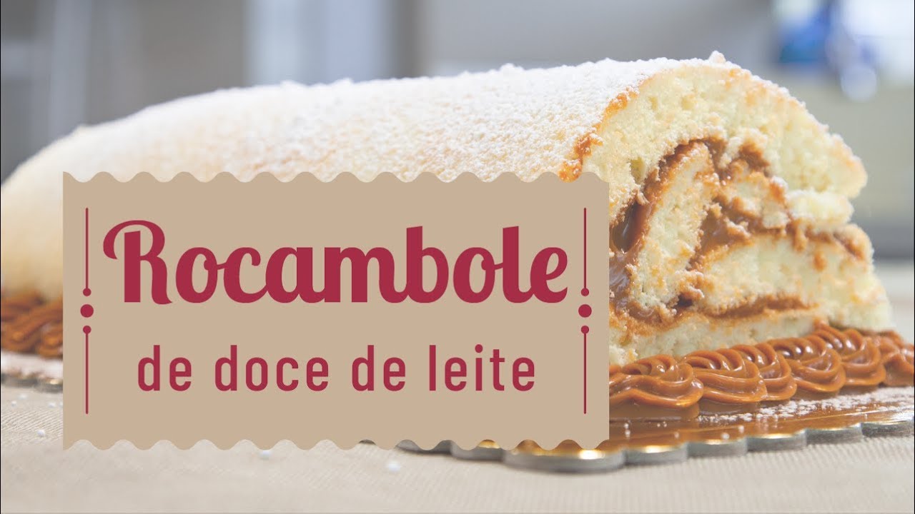 Receita de rocambole de doce de leite - YouTube
