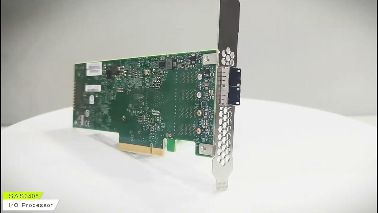 LSI 9400-8e 05-50013-01 SAS, SATA, NVMe(PCIE) HBAs sff8644 12gb/s - YouTube