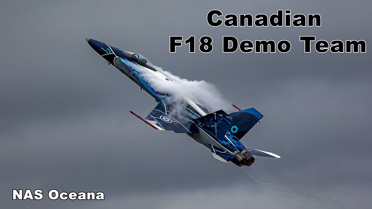 Canadian F18 Demo Team - NAS Oceana - YouTube