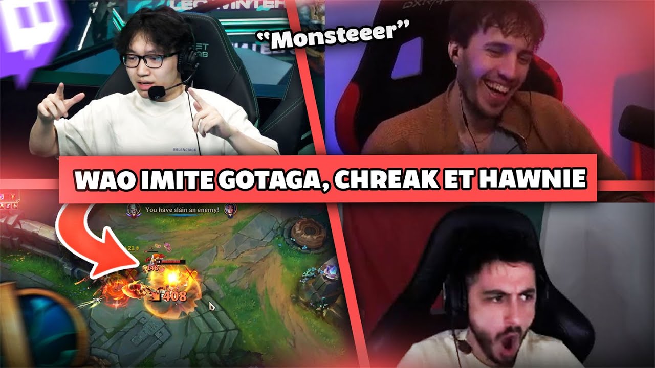 CHREAK TACLE HAWNIE, WAO PRESSING SUR GOTAGA - Best Of LoL #858 ...