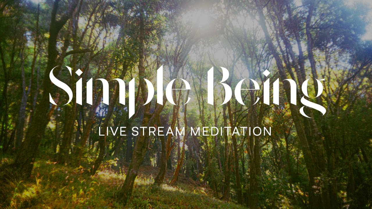 Simple Being - Community Meditation (Live Stream) | August 2021 - YouTube