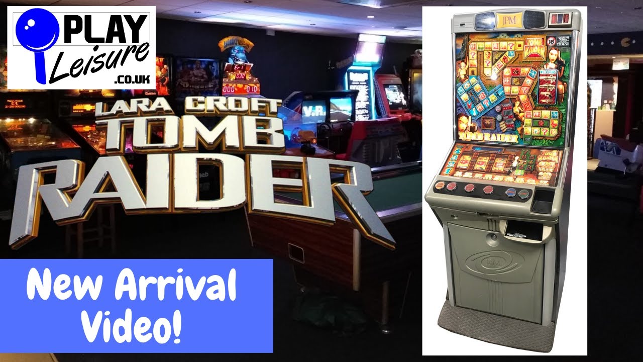 Here comes Lara Croft! It's the RARE Tomb Raider Fruit Machine... - YouTube
