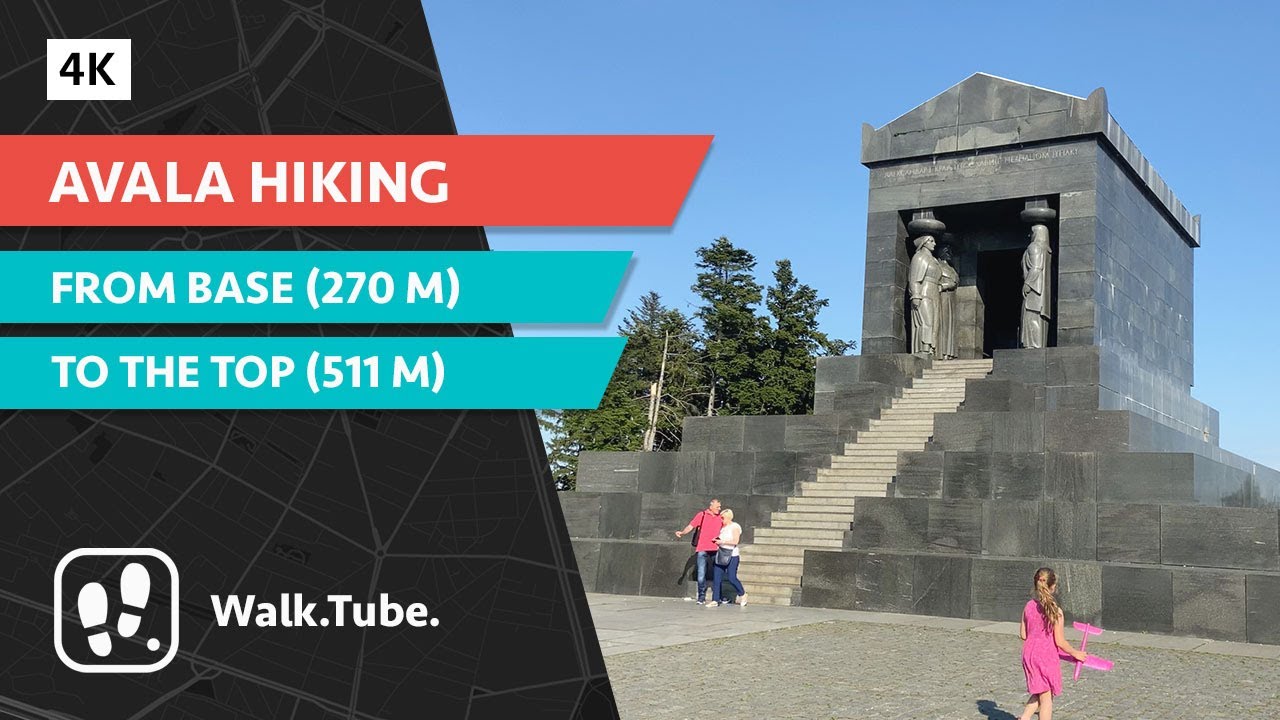 [4K] Avala Hiking trail - from base to top - YouTube