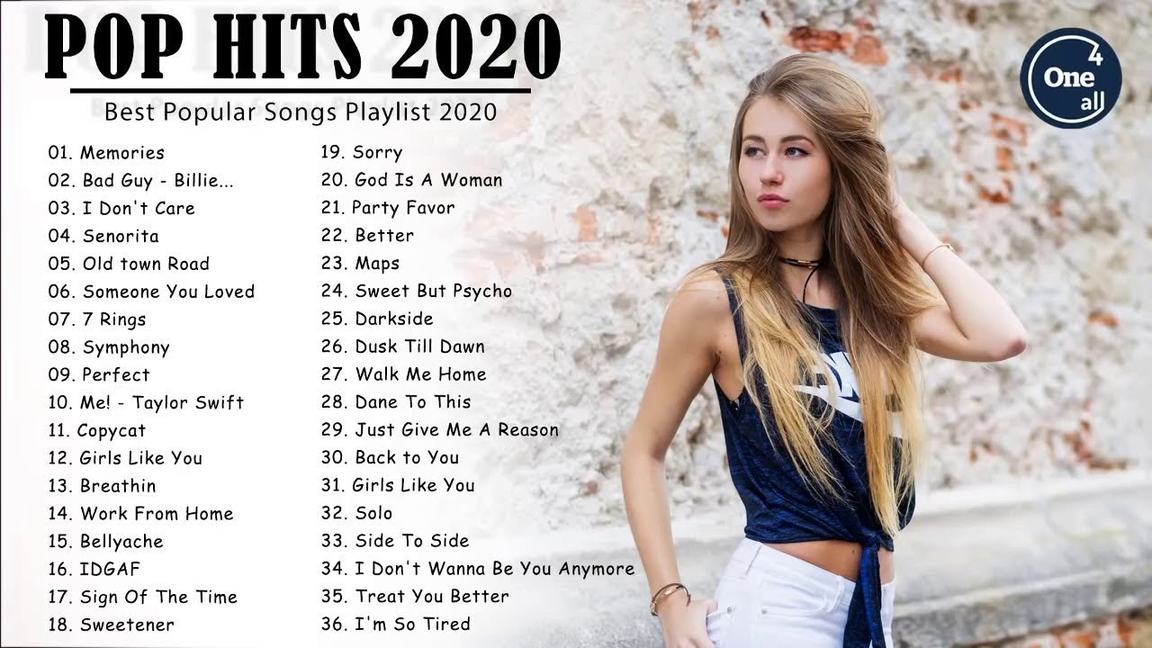 Pop Hits 2020 - New Popular Songs 2020 - Billboard Top 50 This Week ...