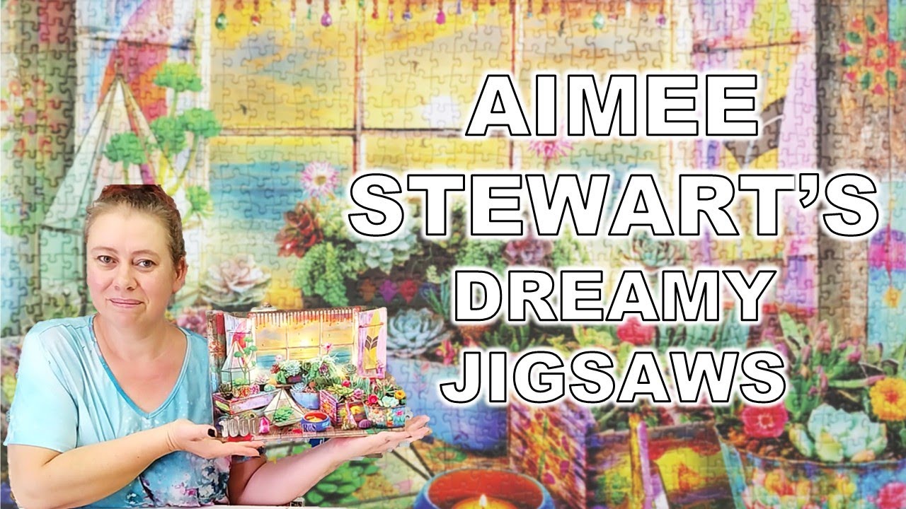 A little about one of my favorite puzzle artists, Aimee Stewart. - YouTube