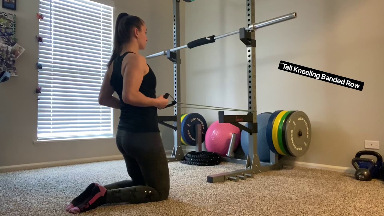 Infinity Training-Tall Kneeling Banded Row - YouTube