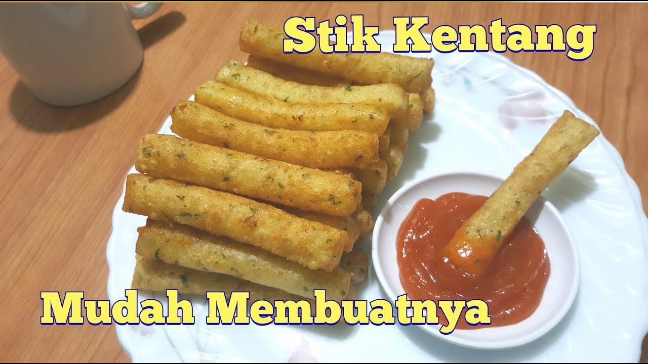 Resep Stik Kentang/Stik Kentang keju/Potato Cheese Stik - YouTube