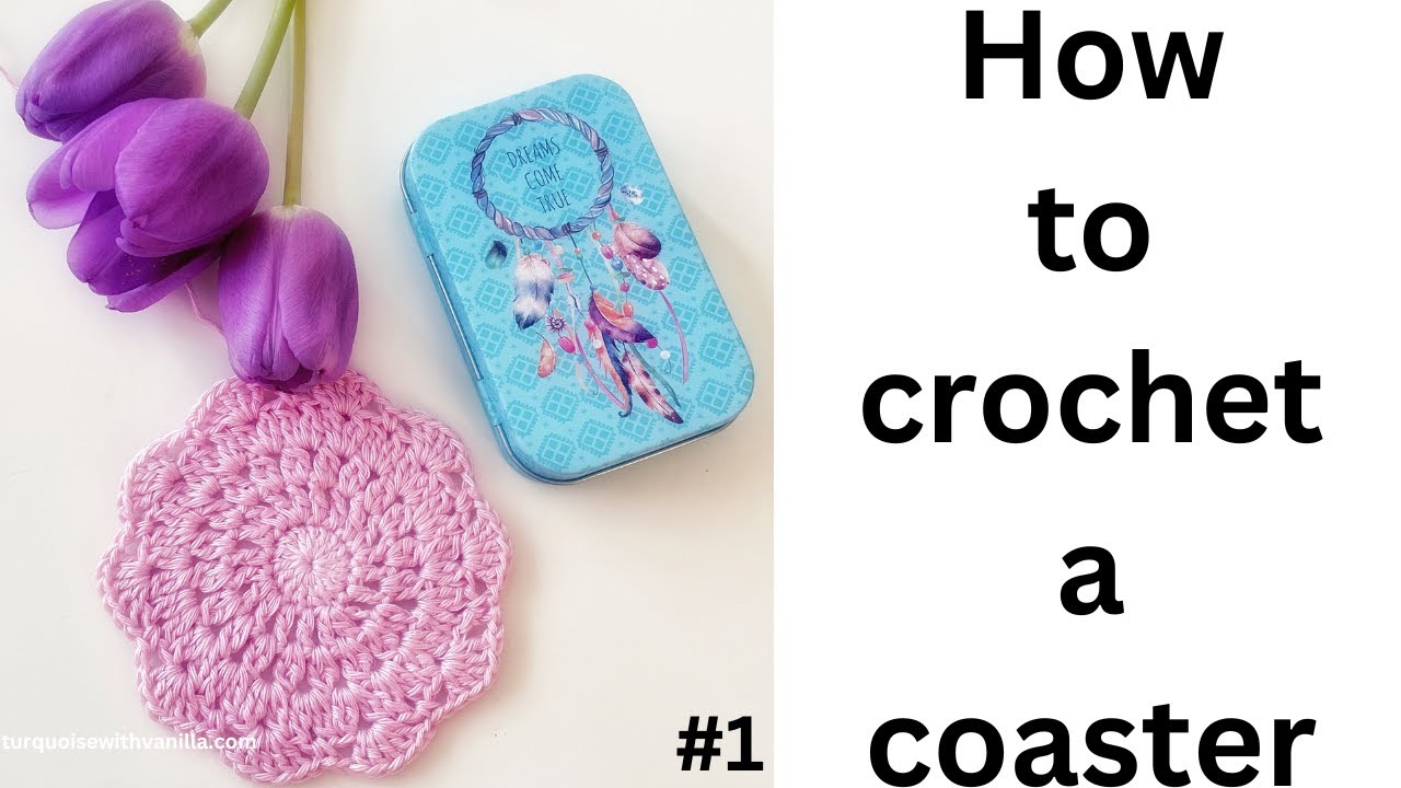 How to crochet a coaster #1 - YouTube