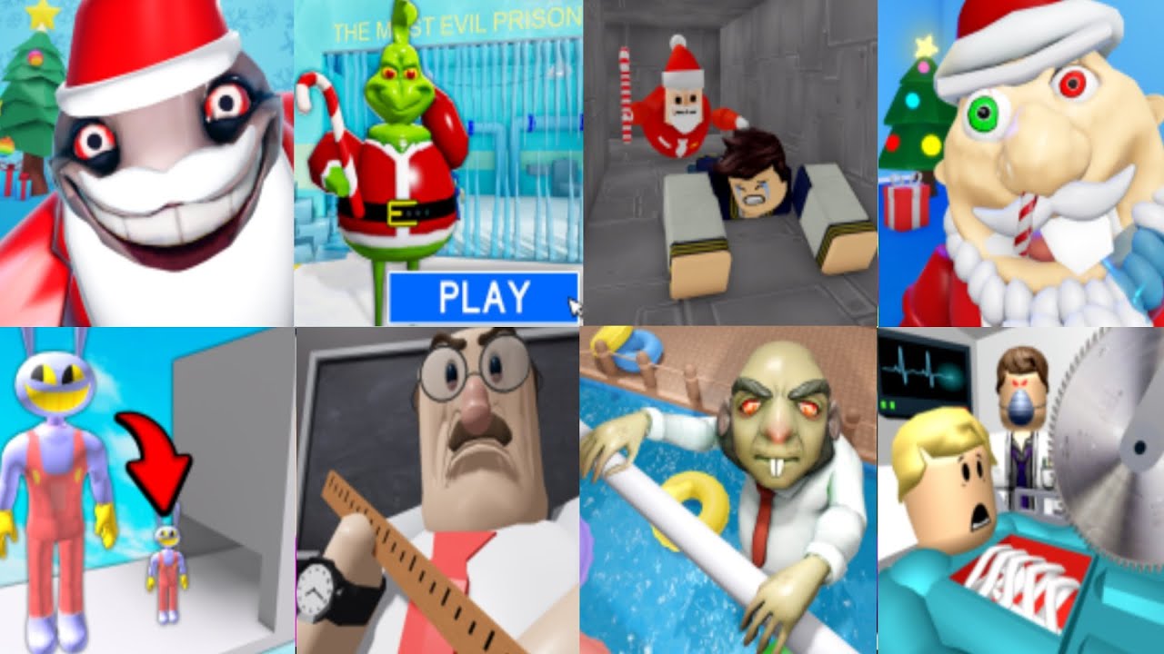 Speed Runs #roblox Scary Obby, Easy Grow, School, Hospital, Baby Bobby ...