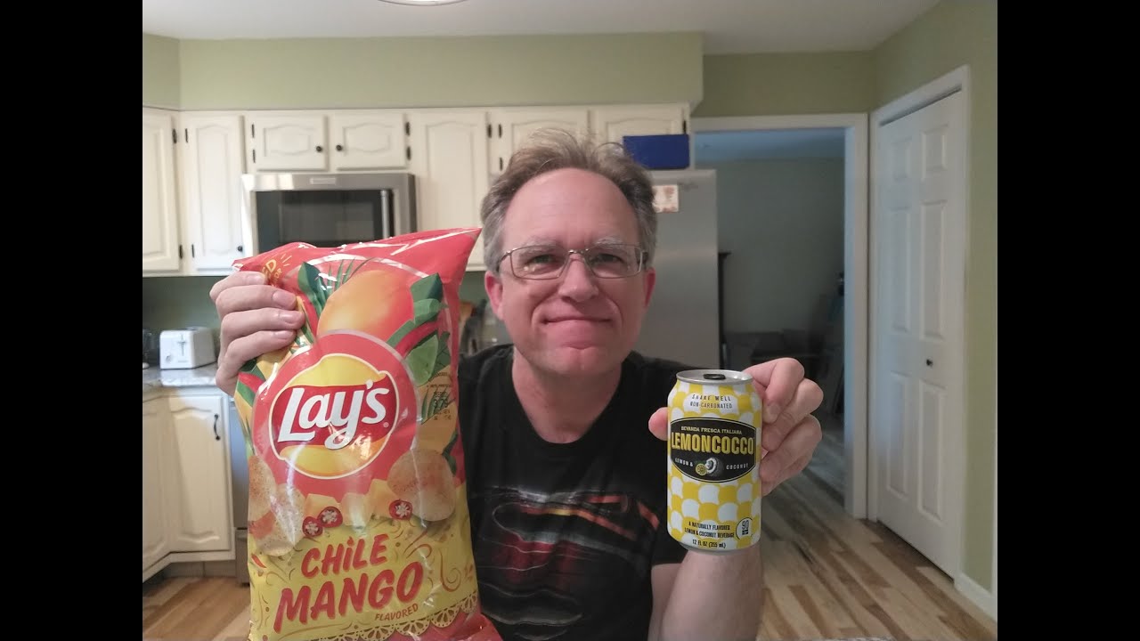 Lay's Chile Mango Chips and Jones Lemoncocco - YouTube